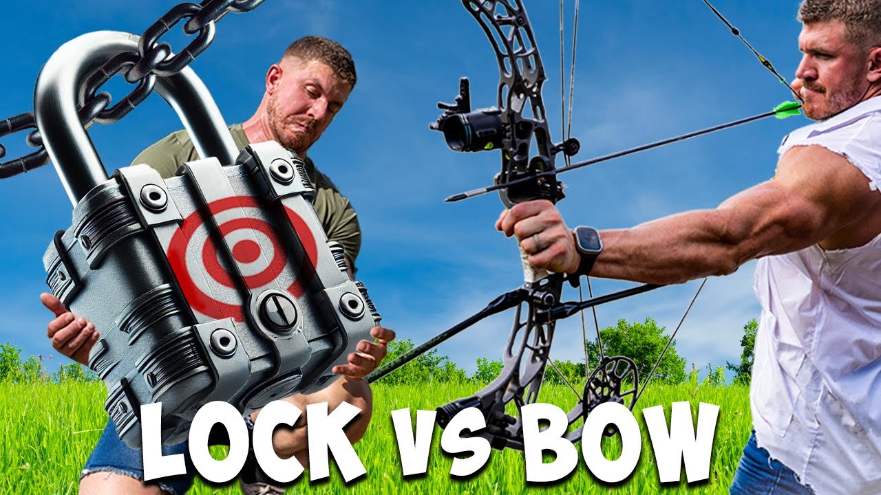 Can A Bow Break A Lock? 🤔 | High Speed Camera | - YouTube