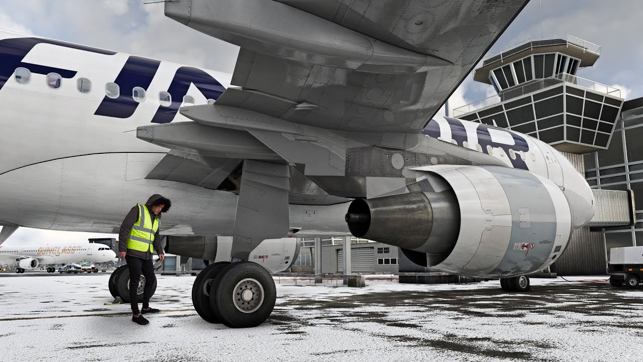 🔴 De-Ice Ops with Real ATC | VATSIM | Fenix A320 | Microsoft Flight ...