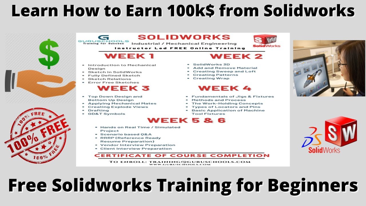 1. Solidworks 3D Training - 3 Feb 2021 - Instructor Led FREE CAD ...