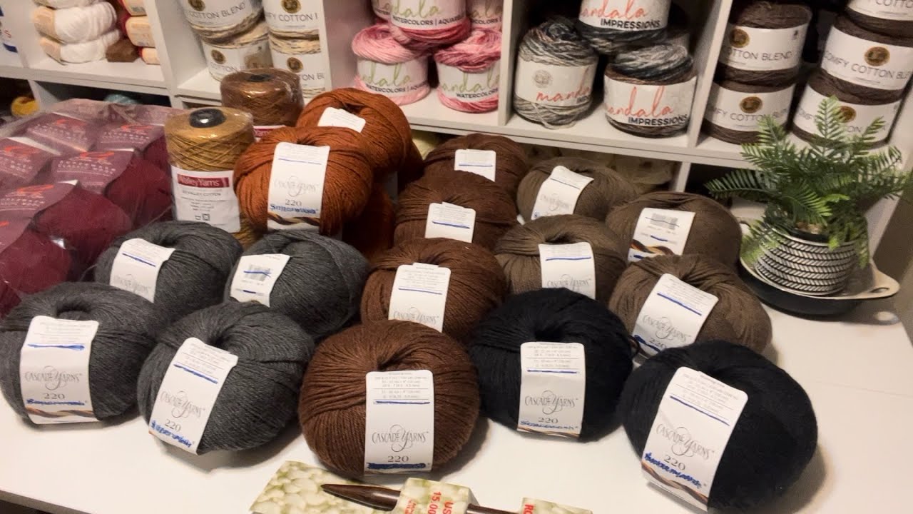 Yarn Haul Webs Shop Hop~Vacation Part 3 - YouTube