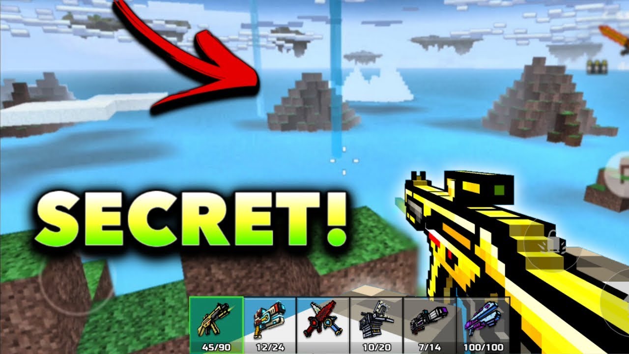 NEW *SECRET LOCATION* Never Seen Before in Pixel Gun 3D... - YouTube
