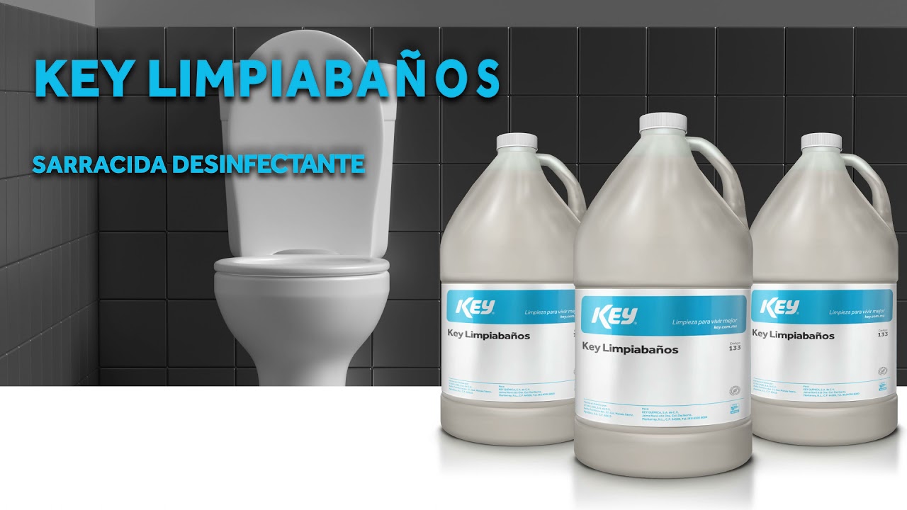 Key® Limpiabaños – detergente, sarricida, desinfectante y aromatizante ...