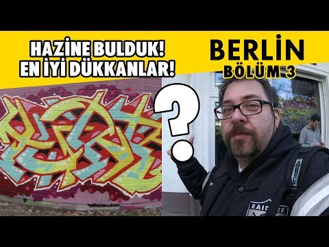 Turbo Vlog #19 - Berlin'de hazine bulduk! Graffitibox shop, sokaklar ve Graffiti (3.Bölüm)