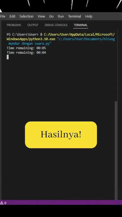 Cara Buat Countdown Timer With Sound Dengan Python Shorts Coding Python Pythontutorial Youtube