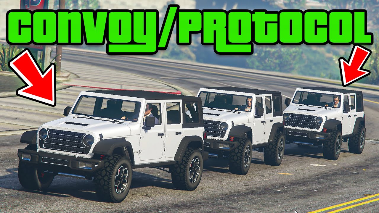 How to Create Convoy/Protocol in GTA 5 | GTA 5 Ghost Replay Mod ...