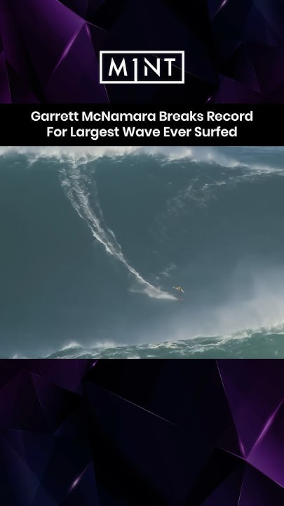 In 2011, Garrett McNamara made history by surfing an estimated 86 foot ...