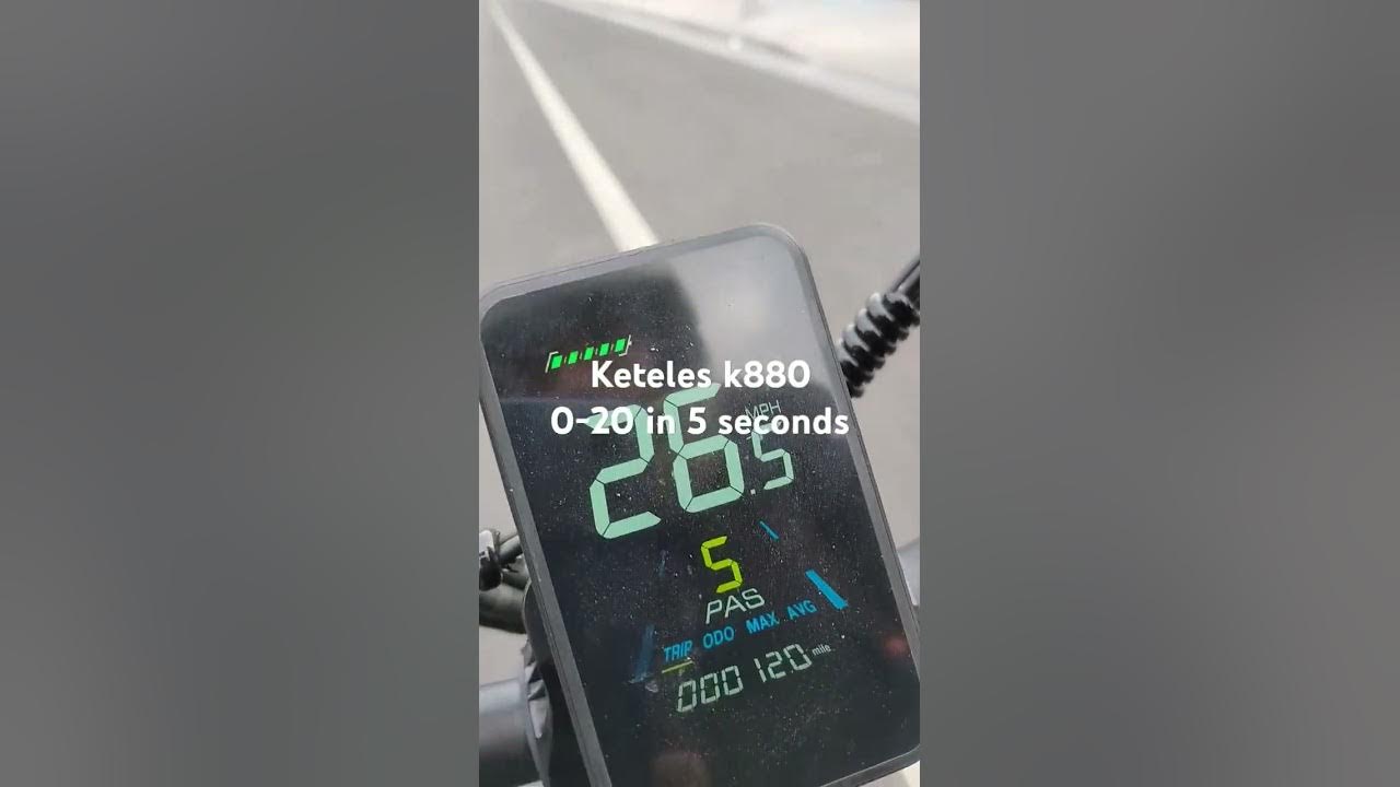 Keteles k880 0-20 in 5 seconds all wheel drive ebike #2000watt dual motor #k880 - YouTube