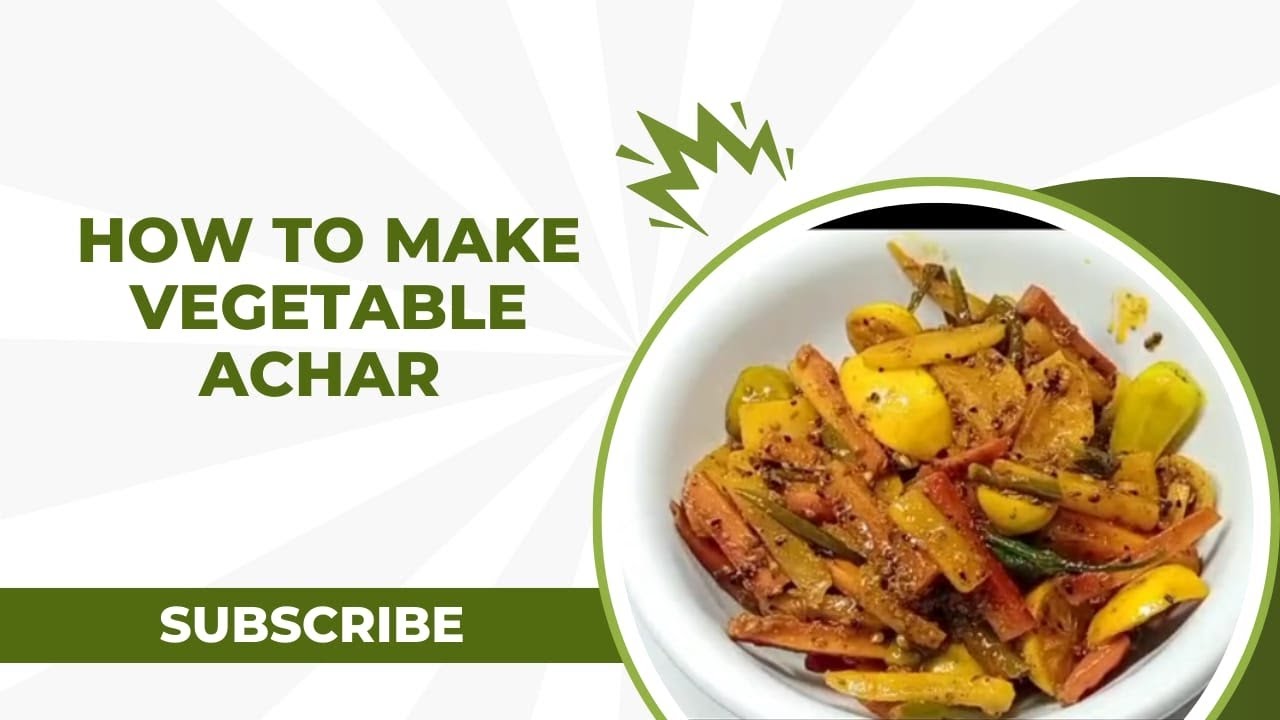 How can make Vegetables Achar 👍 - YouTube