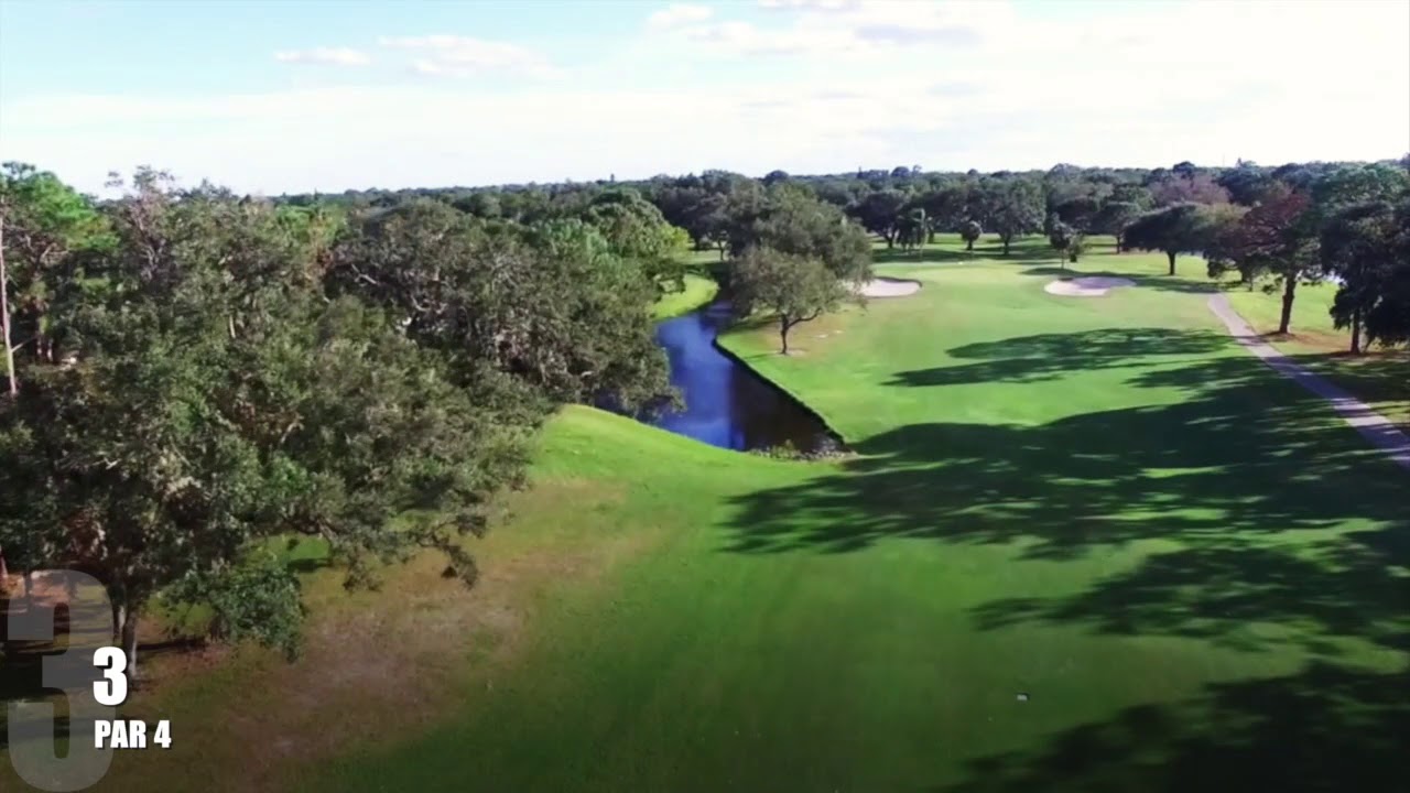Champions Course Hole 3 - YouTube