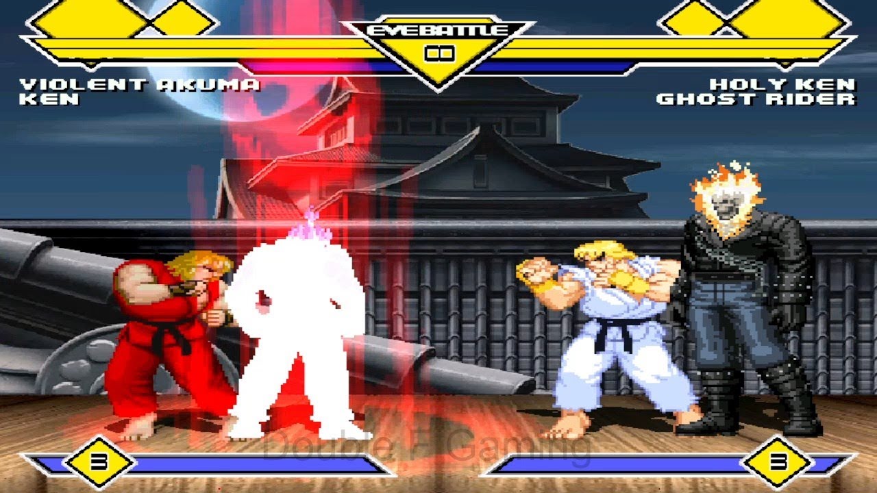 [Street Fighter Mugen] Ken & Voilent Akuma - YouTube