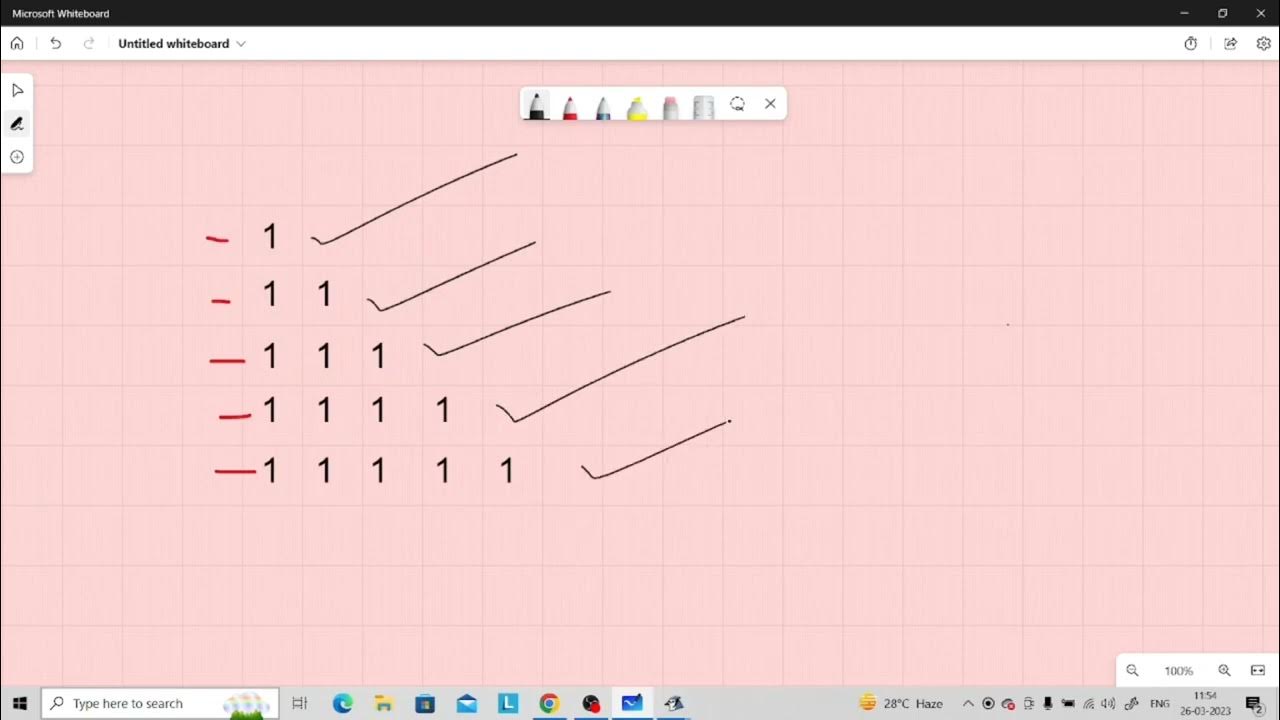 Java pattern 1 11 111 1111 11111 - YouTube