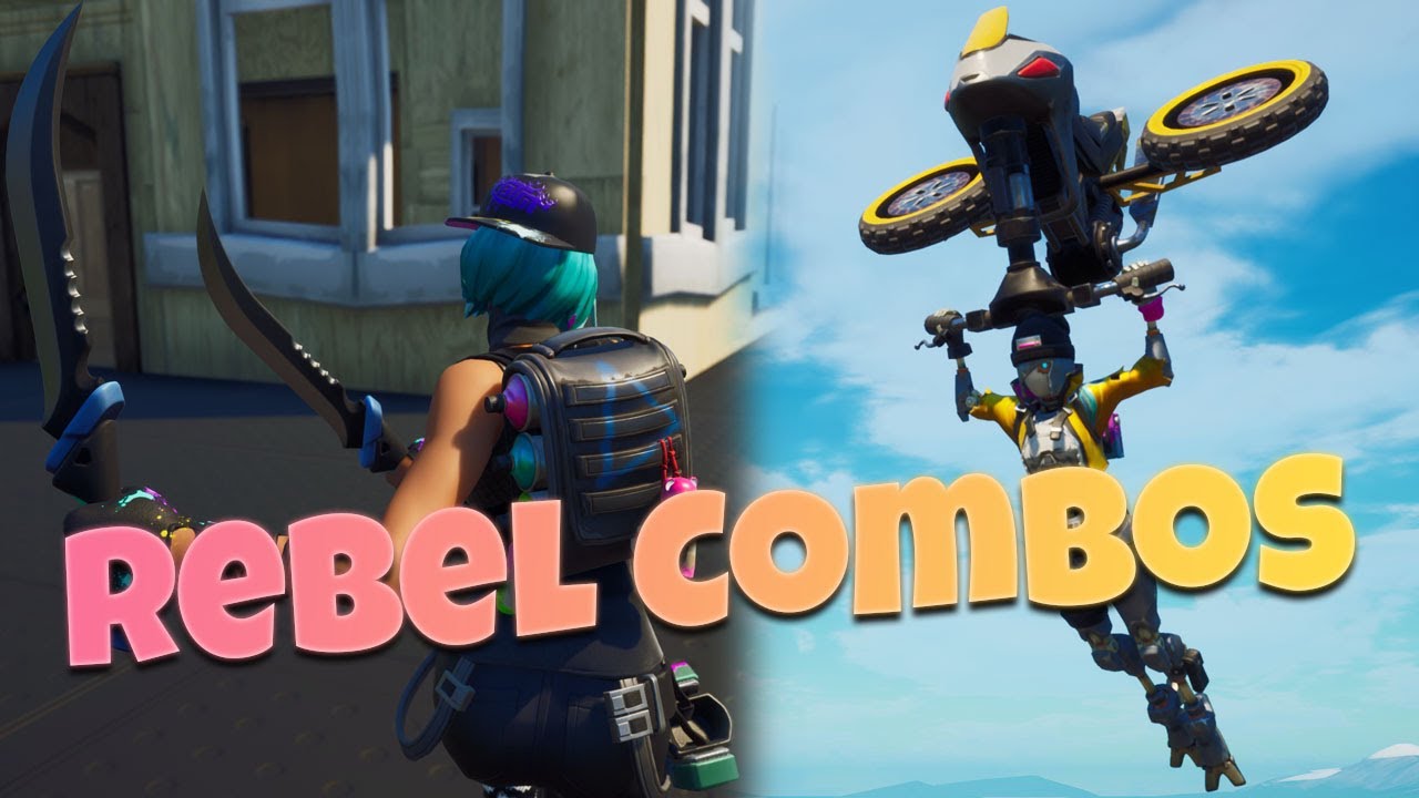 FORTNITE COMBO REVIEW EP 2 | REBEL | FORTNITE FASHION - YouTube