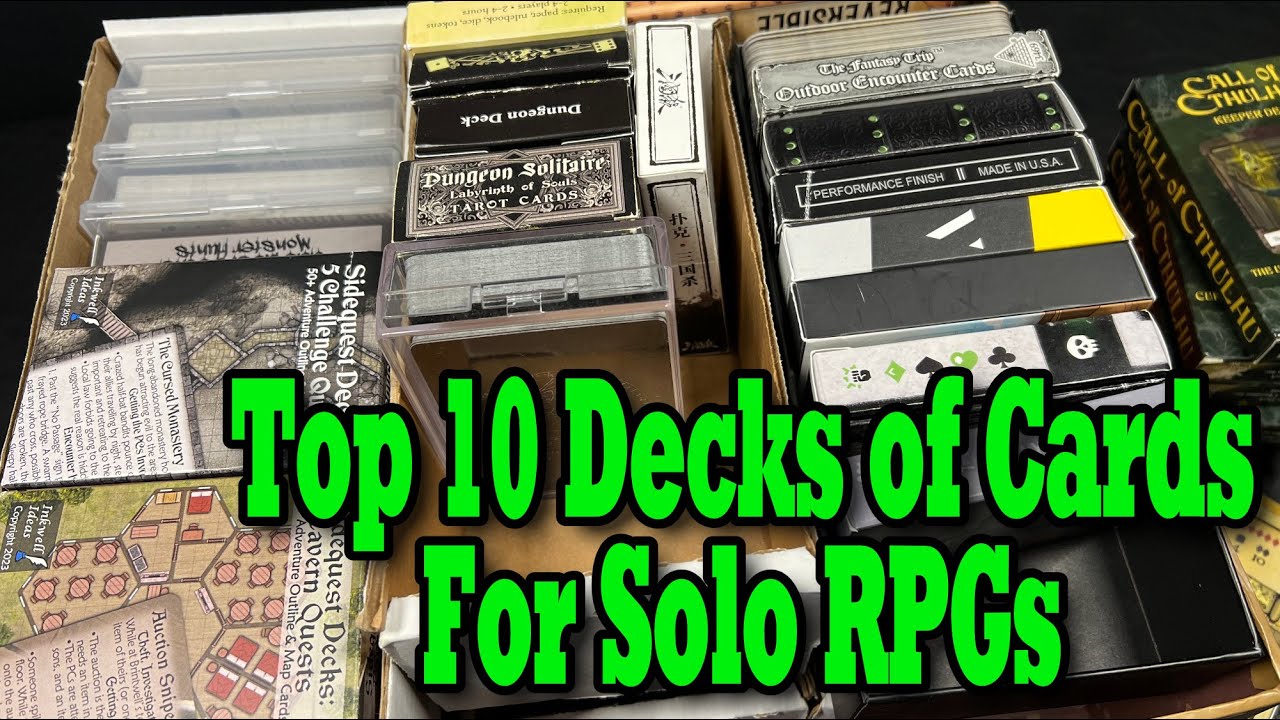 Sometimes You Need a Deck of Cards - Top 10 Card Decks for Solo RPGs ...