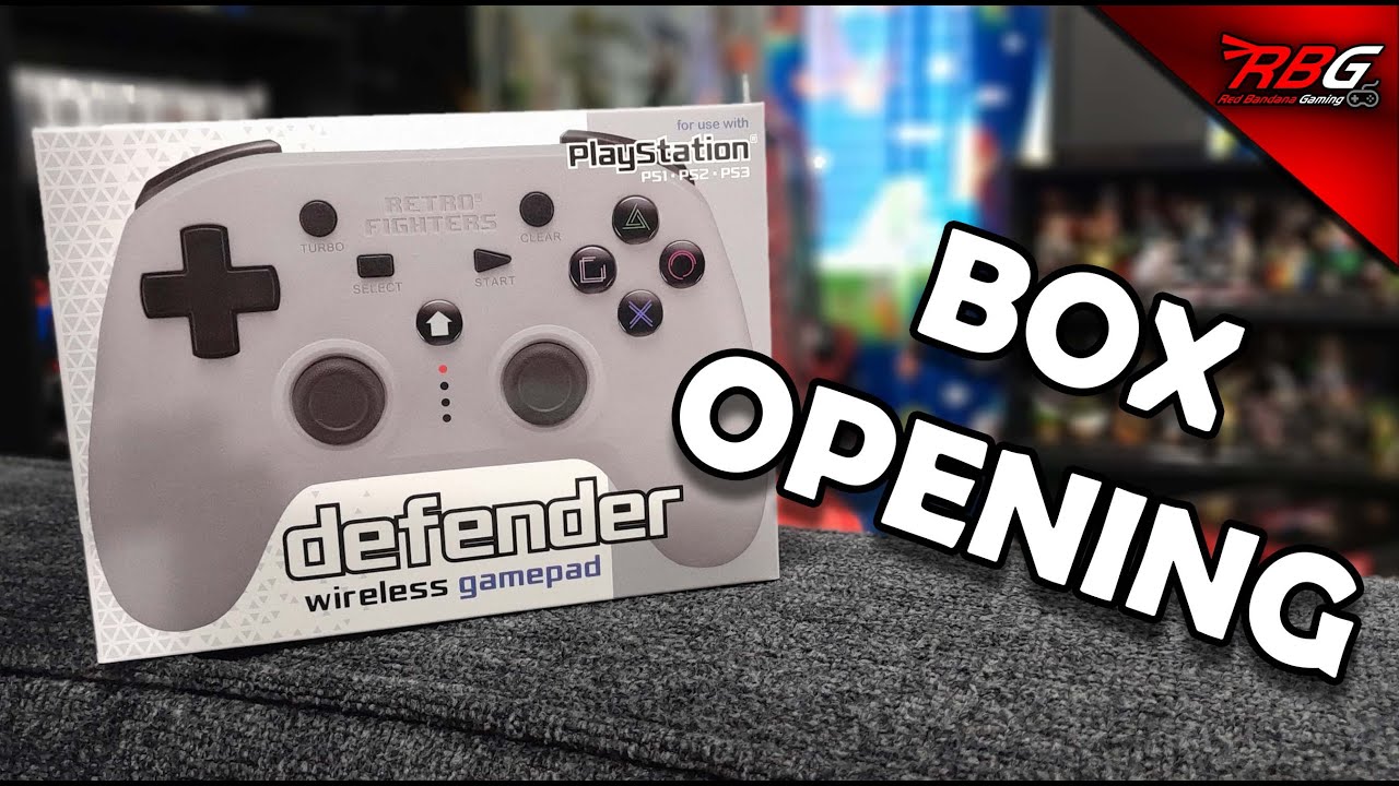 Unboxing Retro Fighters Defender PlayStation Controller for PS1, PS2 ...