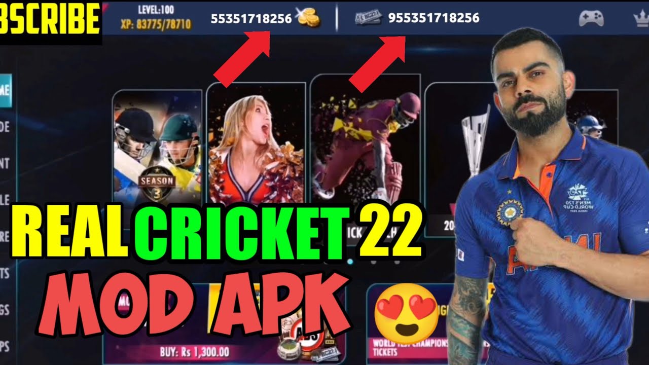 RCPL AUCTION UNLOCK 😱 | Real Cricket 22 MOD😍 | EVERYTHING UNLOCK IN ...