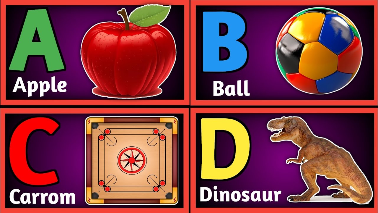 English alphabet |Learn Alphabet A to Z | ABC Preschool Book Learning A ...