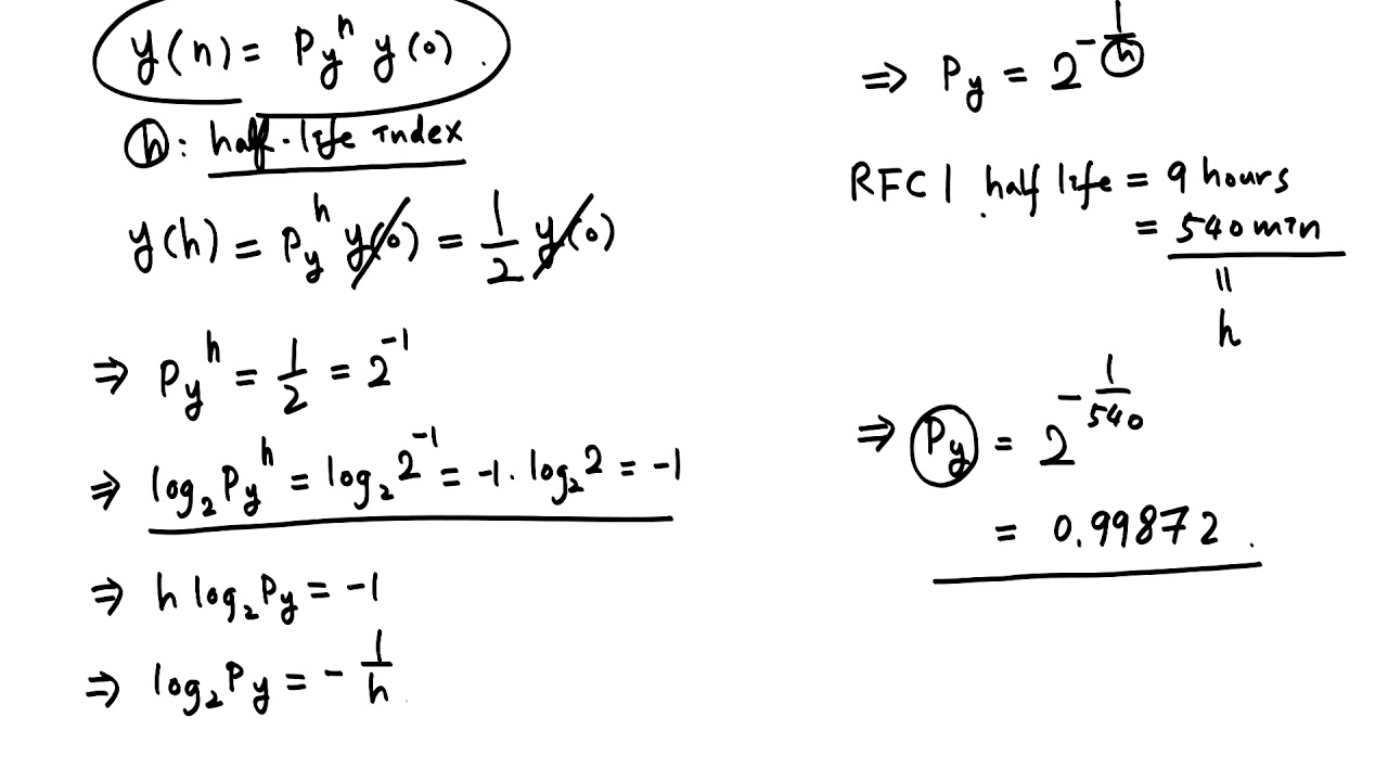 Protein Half Life and Degradation Parameter - YouTube