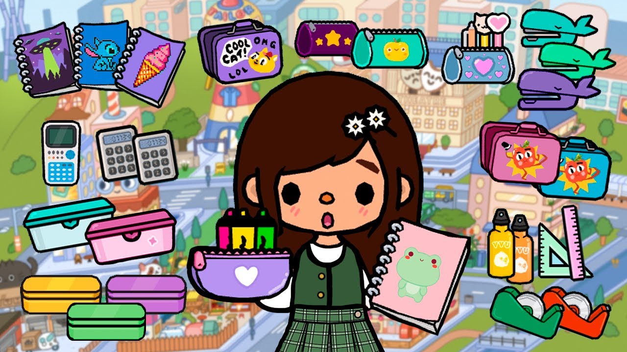 DONDE ENCONTRAR TODOS LOS ÚTILES ESCOLARES en TOCA LIFE WORLD ...