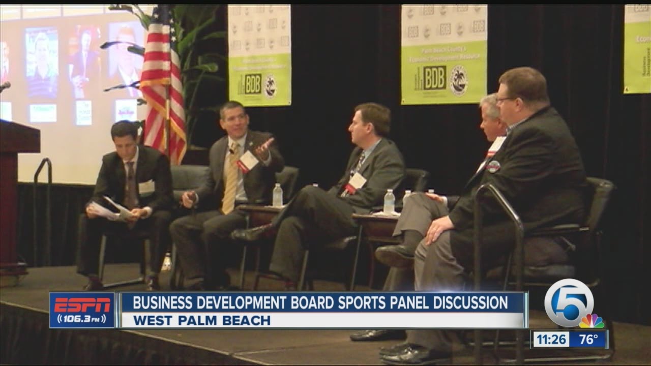 Business Development Board sports panel discussion - YouTube