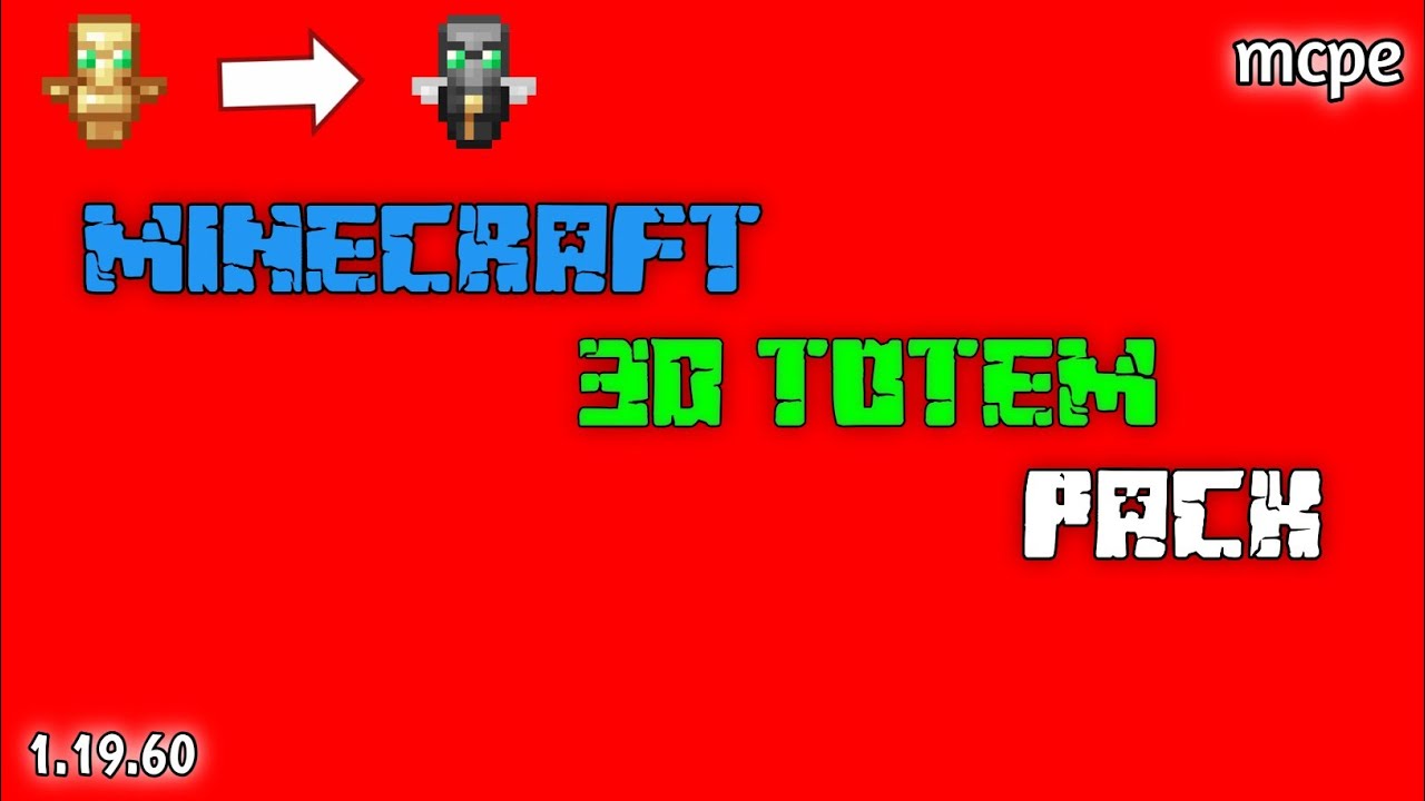 How To Make Custom Skin Totem Of Undying In Minecraft PE | Minecraft ...