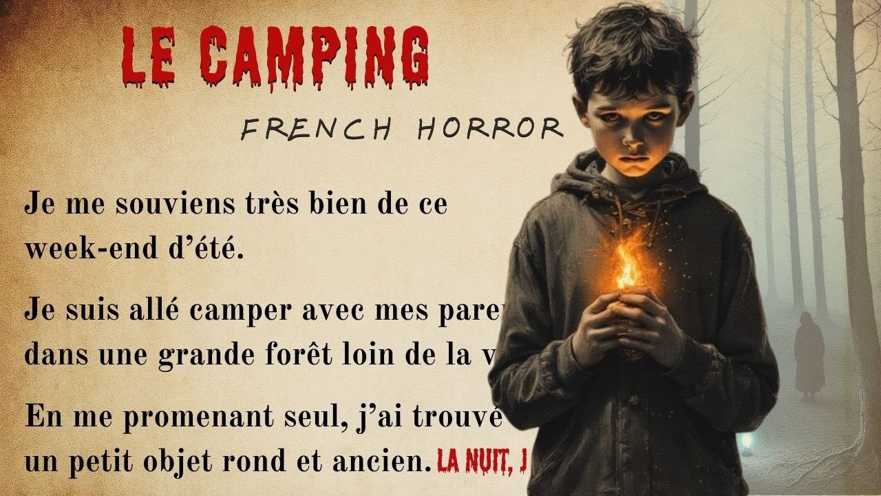Learn French with a Scary Story | The Camping Mystery (Easy French A1 ...
