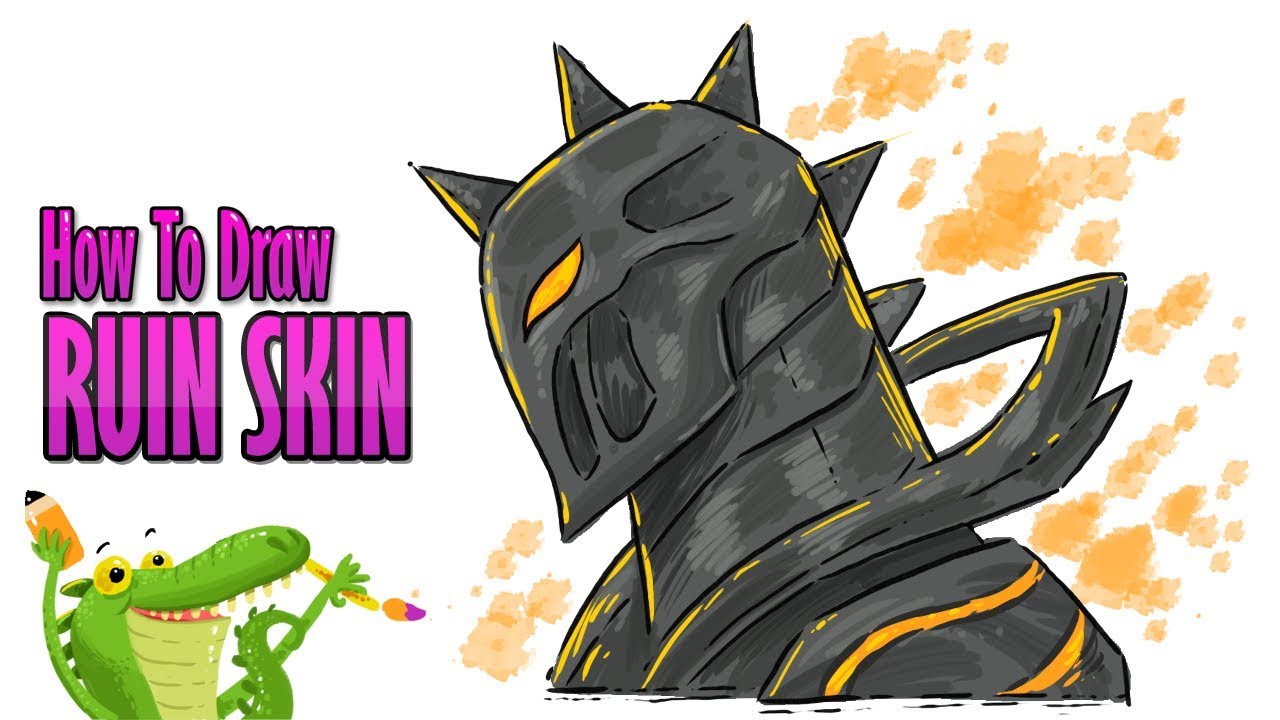 How To Draw and Coloring Ruin | Fornite season 8 - YouTube