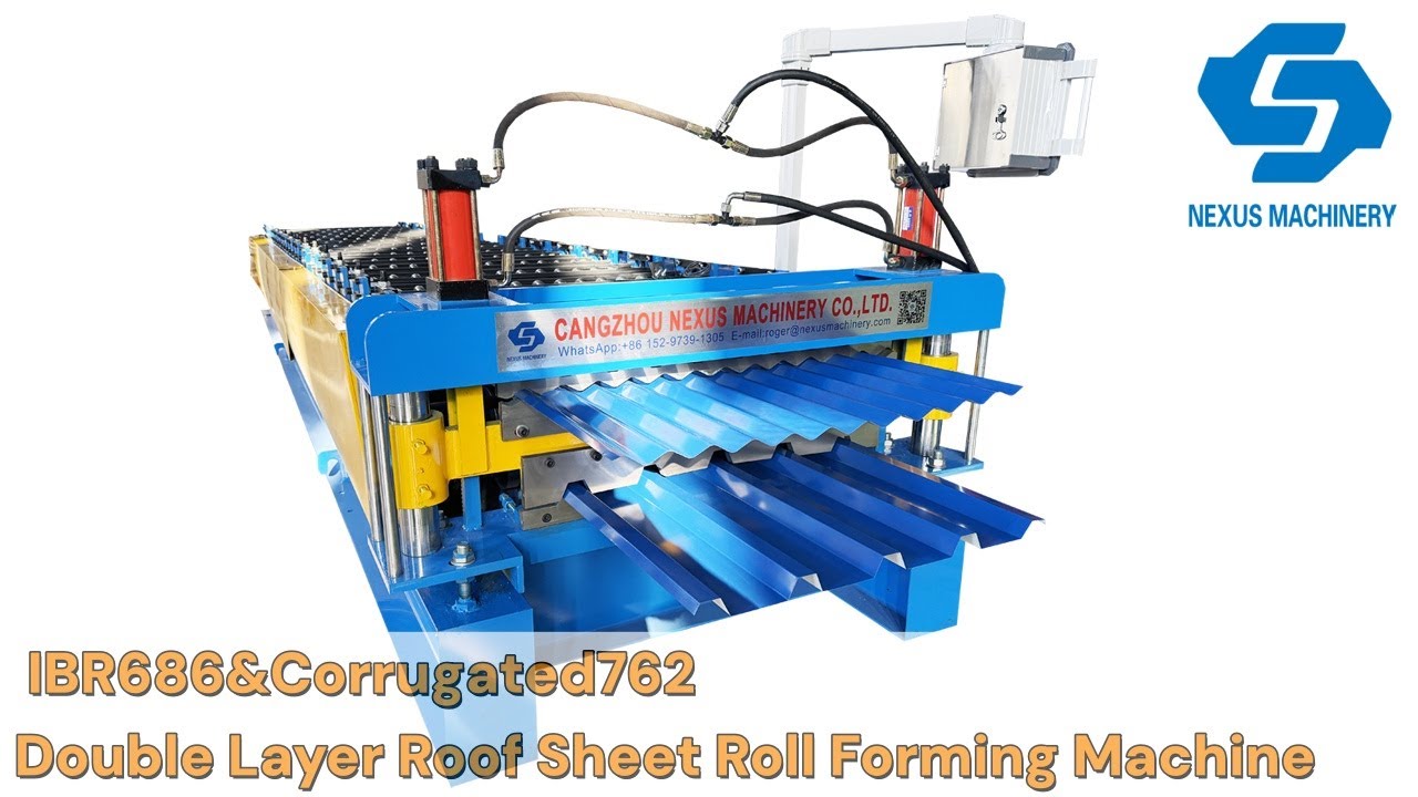 【NEXUS MACHINERY】Double Layer IBR686&Corrugated Roof Sheet Roll Forming ...