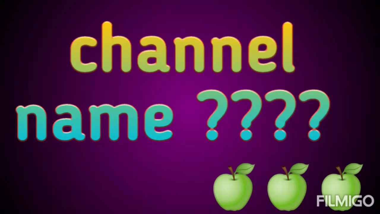 Channel Name YouTube channel-name-youtube