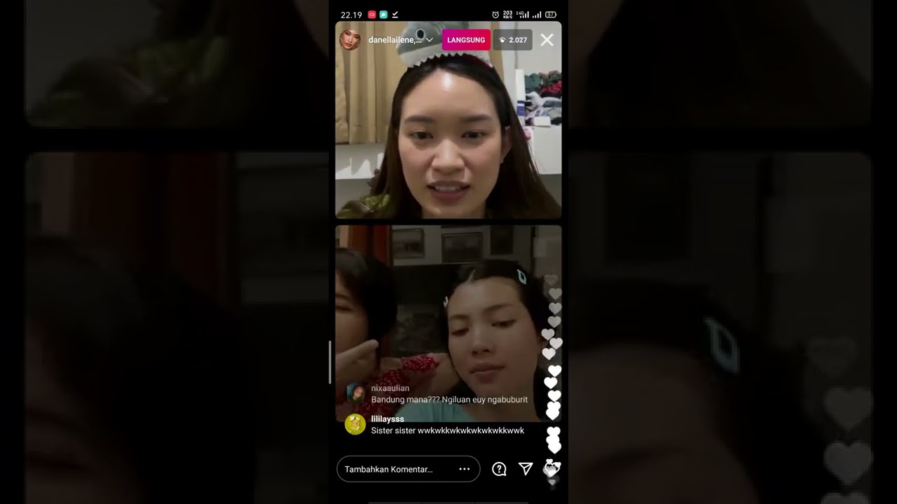 Live Ilene & Flores ngomong Bahasa Sunda #INTM #LiveIg #Ilene #Flores ...