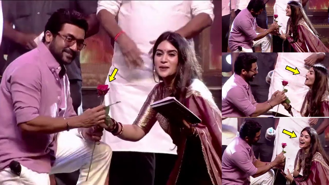 Bigg Boss Sravanthi Chokarapu With Hero Suriya at Kanguva Movie ...