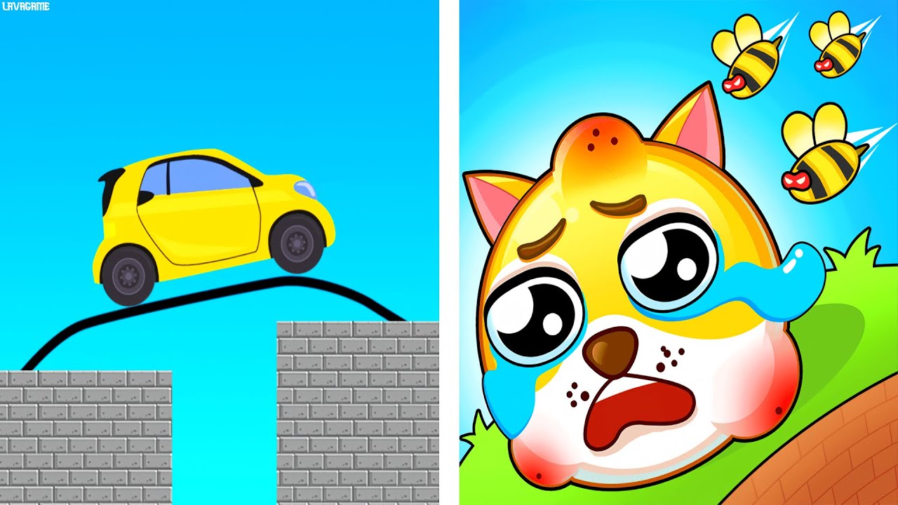 Draw Bridge Puzzle vs Save the Doge ASMR Gameplay - YouTube