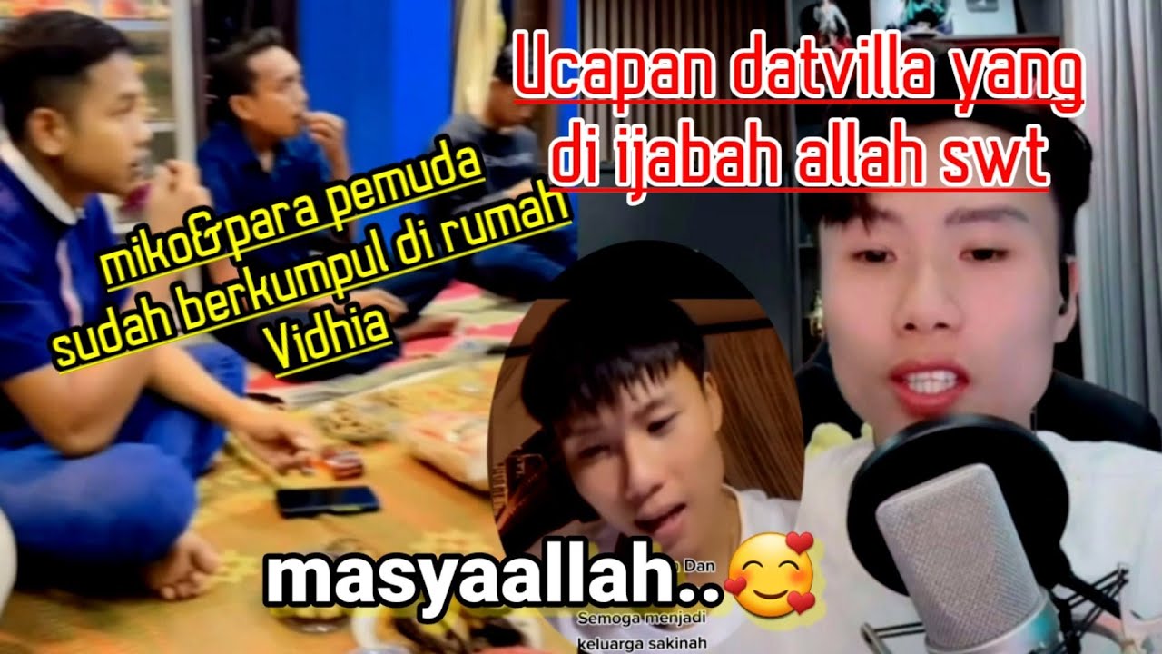 ucapan datvilla yang di ijabah allah swt||miko¶ pemuda sudah kumpul di ...