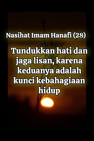 Nasihat Imam Hanafi (28) - YouTube