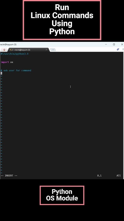 Linux Command Using Python Script? | Kayyum698 | @kayyum698 #shorts - YouTube