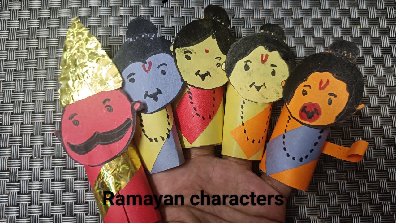 Want to Create Ramayan Puppets? दशहरा स्पेशल रामायण पपेट्स DIY! # ...