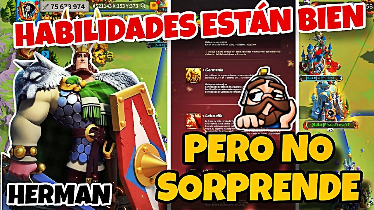 🔥HERMAN PRIME🔥 ESTÁN BIEN PERO NO SORPRENDE - RISE OF KINGDOMS - YouTube