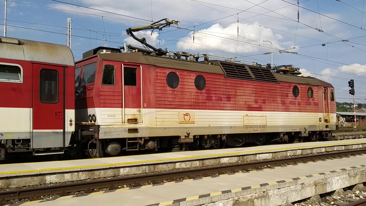 ZSSK 363 143-9 | R605 Dargov (Bratislava hl.st. - Košice) 20.8.2019 ...