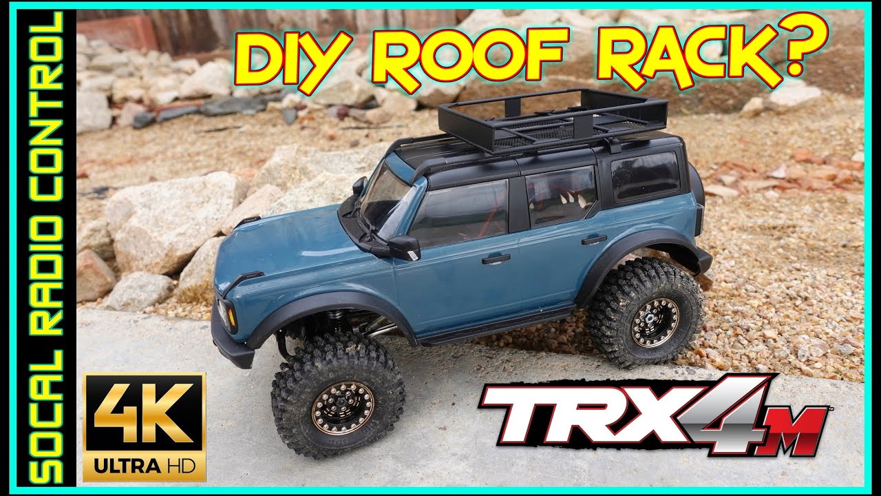 Traxxas TRX4M | DIY Roof Rack & One Hand Driving Mod - YouTube