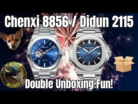 Chenxi 8856 / Didun 2115 Watch Double Unboxing Fun