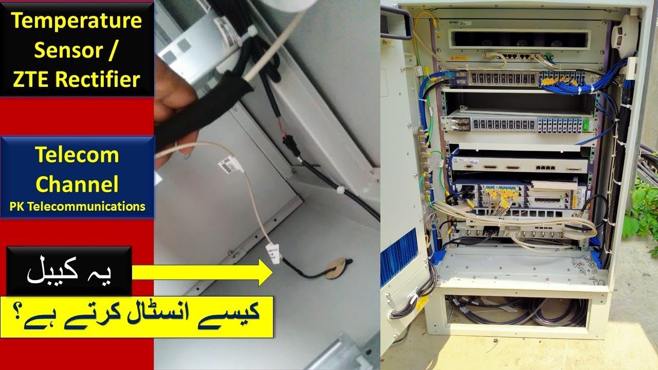 How to install temperature sensor in ZTE Rectifier | ZTE Rectifier ...
