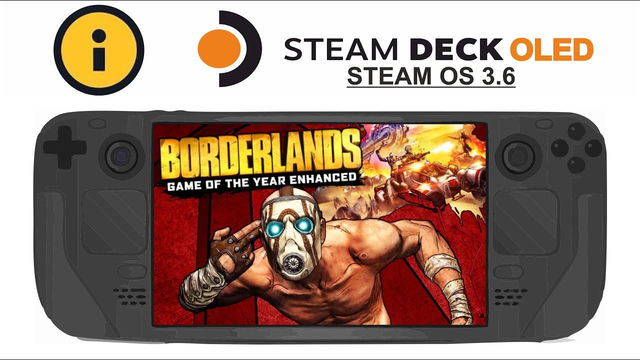 Borderlands 1 (Enhanced) on Steam Deck OLED with Steam OS 3.6 - YouTube