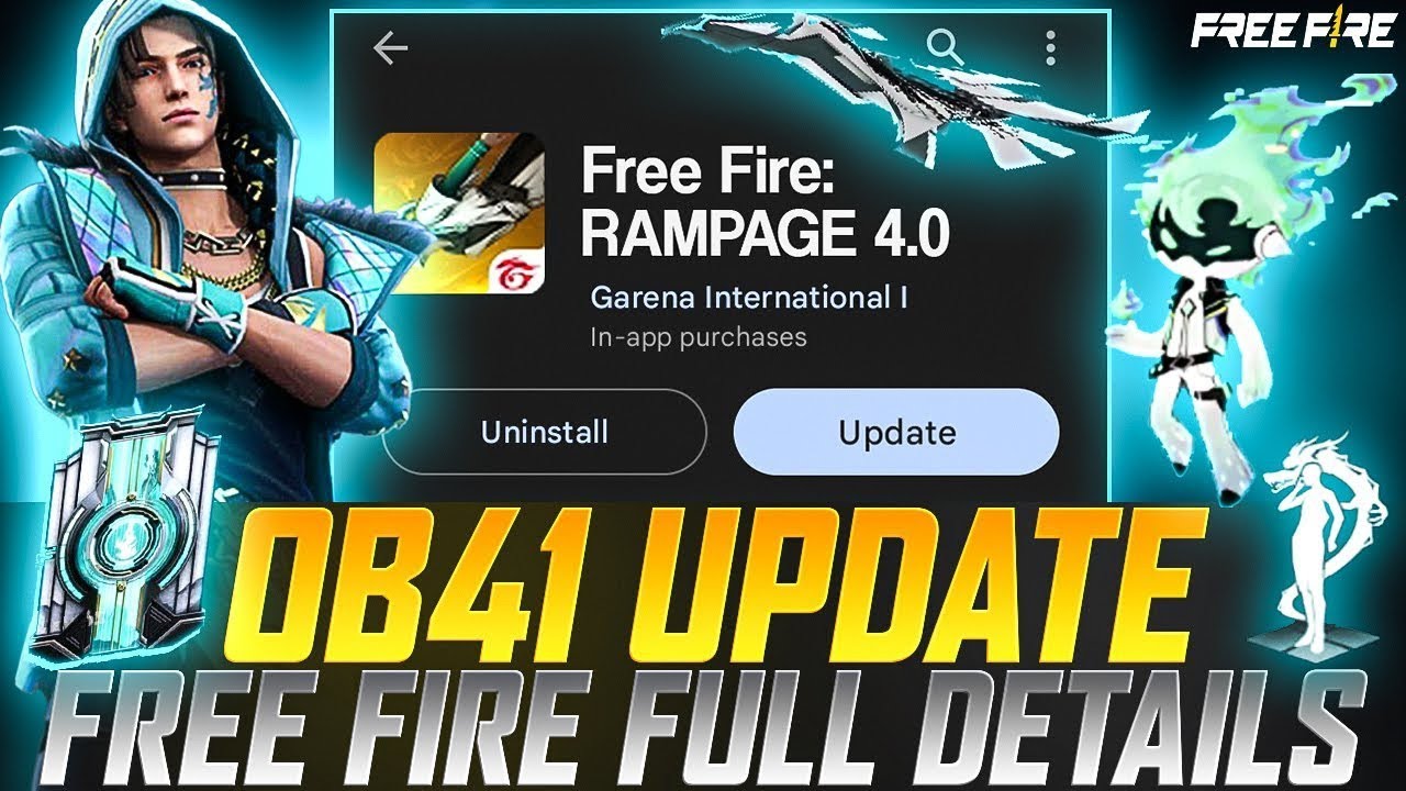 ඊලග Update එකෙන් නොමිලේ ලැබෙන හැමදේම | Free Fire OB41 Update Full ...
