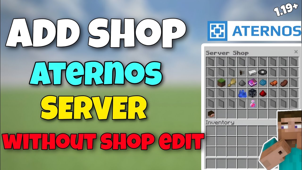 how to add shop in minecraft server easy 1.19+🔥 - YouTube