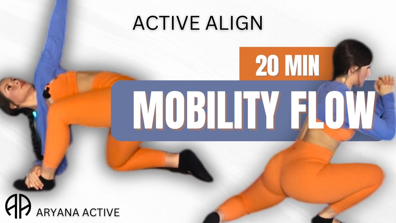 20 Min MOBILITY FLOW -NO REPEAT at Home | Active Rest Day Routine ...