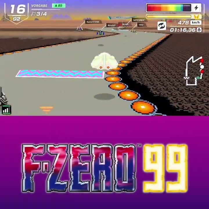 F-ZERO 99 Fire Stingray Touch n Go Red Canyon I #shorts #fzero99 # ...