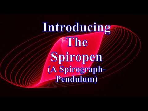 The SpiroPen - New kind of Harmonograph and Pendulum Art - YouTube