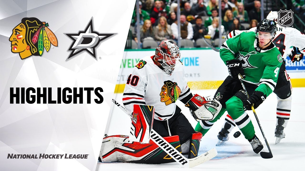 NHL Highlights | Blackhawks @ Stars 11/23/19 - YouTube