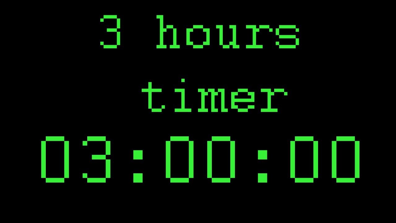 3 hours timer - YouTube