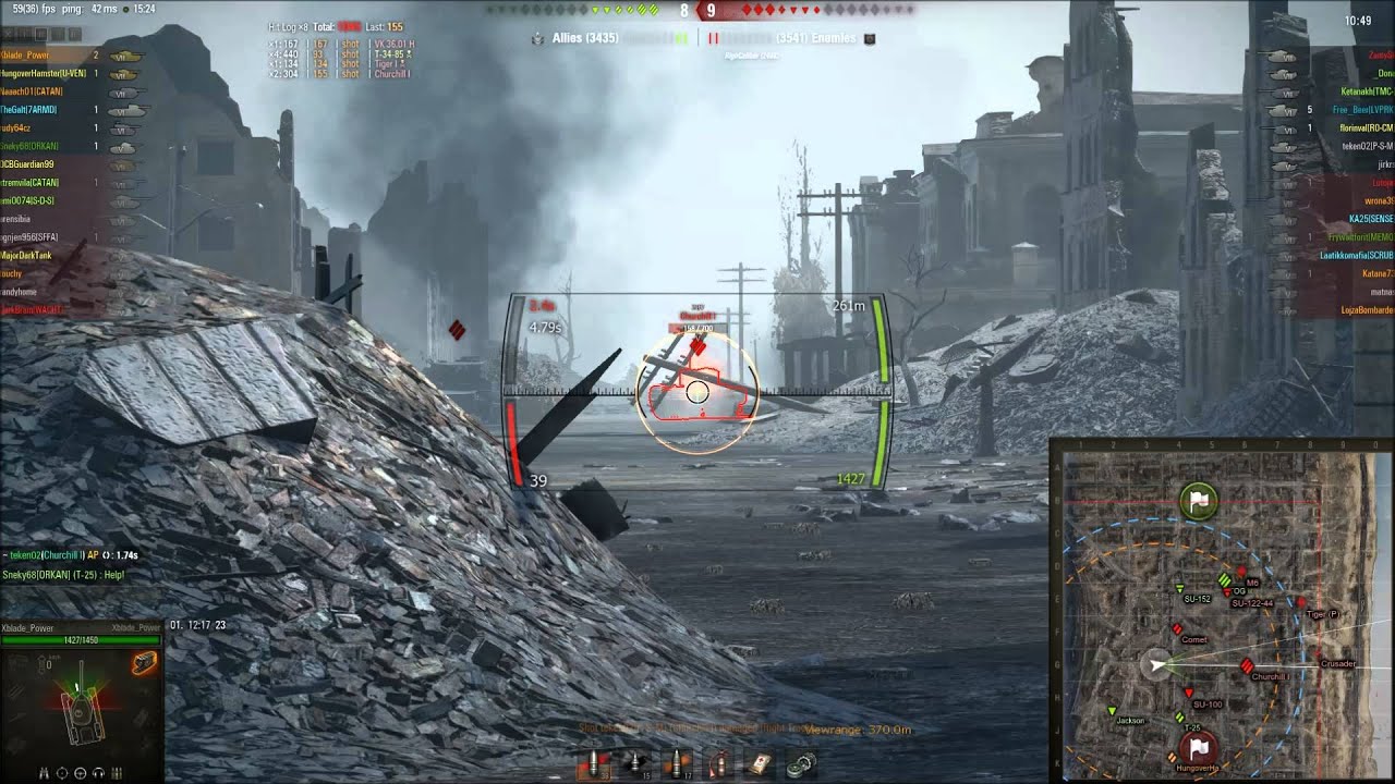WOT Black Prince Side Scraping Stalingrad - YouTube