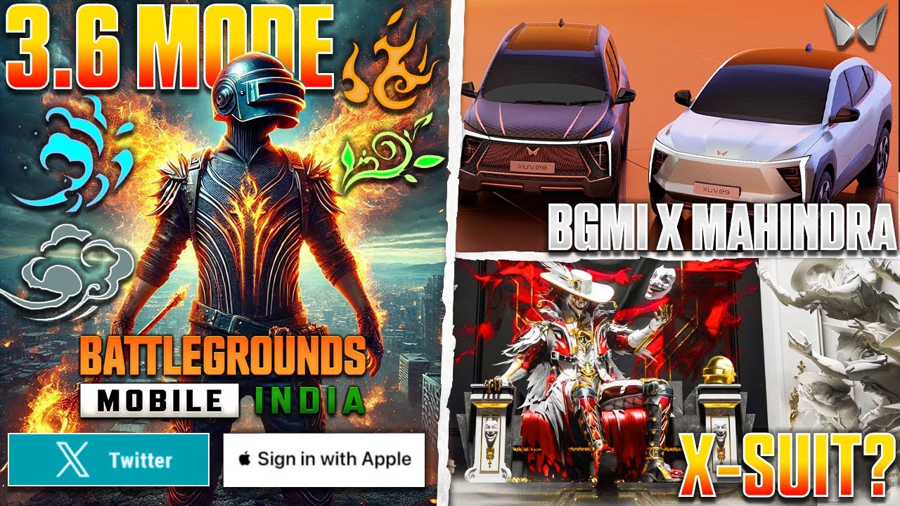 😍BGMI/PUBGM 3.6 *OFFICIAL* THEME MODE GAMEPLAY || BGMI X MAHINDRA ...